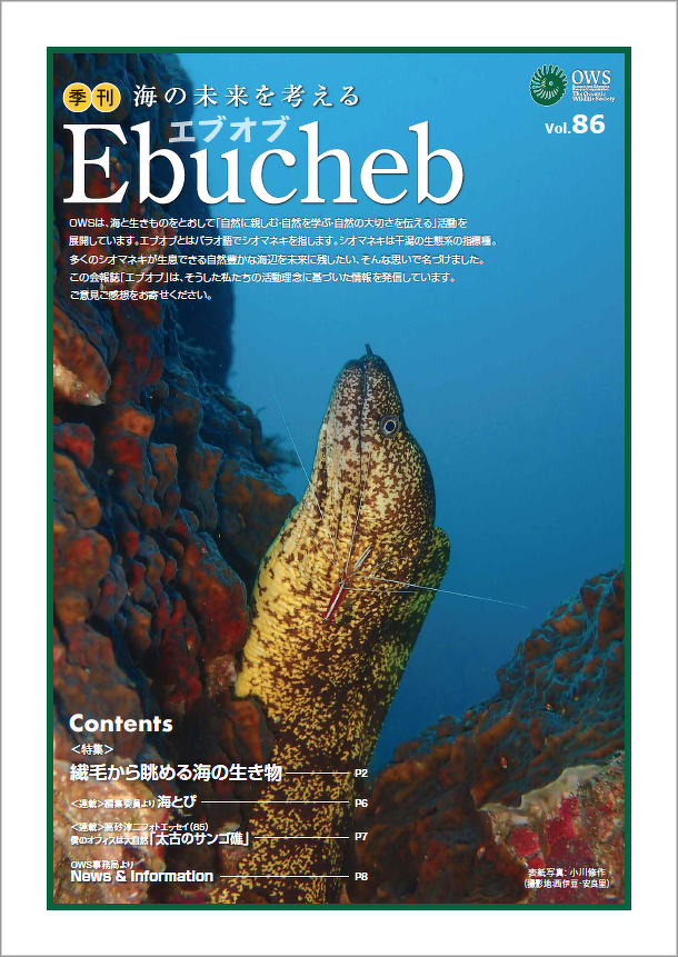 Ebucheb Vol.86 | 季刊「Ebucheb（エブオブ）」 | 海の環境NPO法人OWS