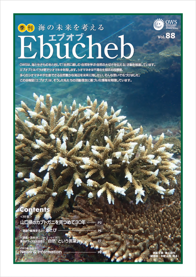 Ebucheb Vol.88 | 季刊「Ebucheb（エブオブ）」 | 海の環境NPO法人OWS